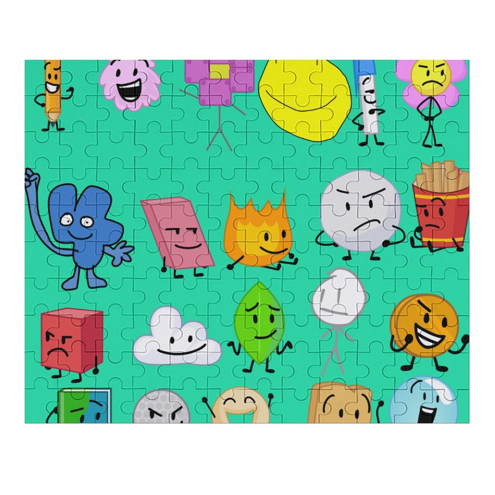 BFDI Battle For Dream Island Jigsaw Puzzles Interlocking Puzzles Home ...