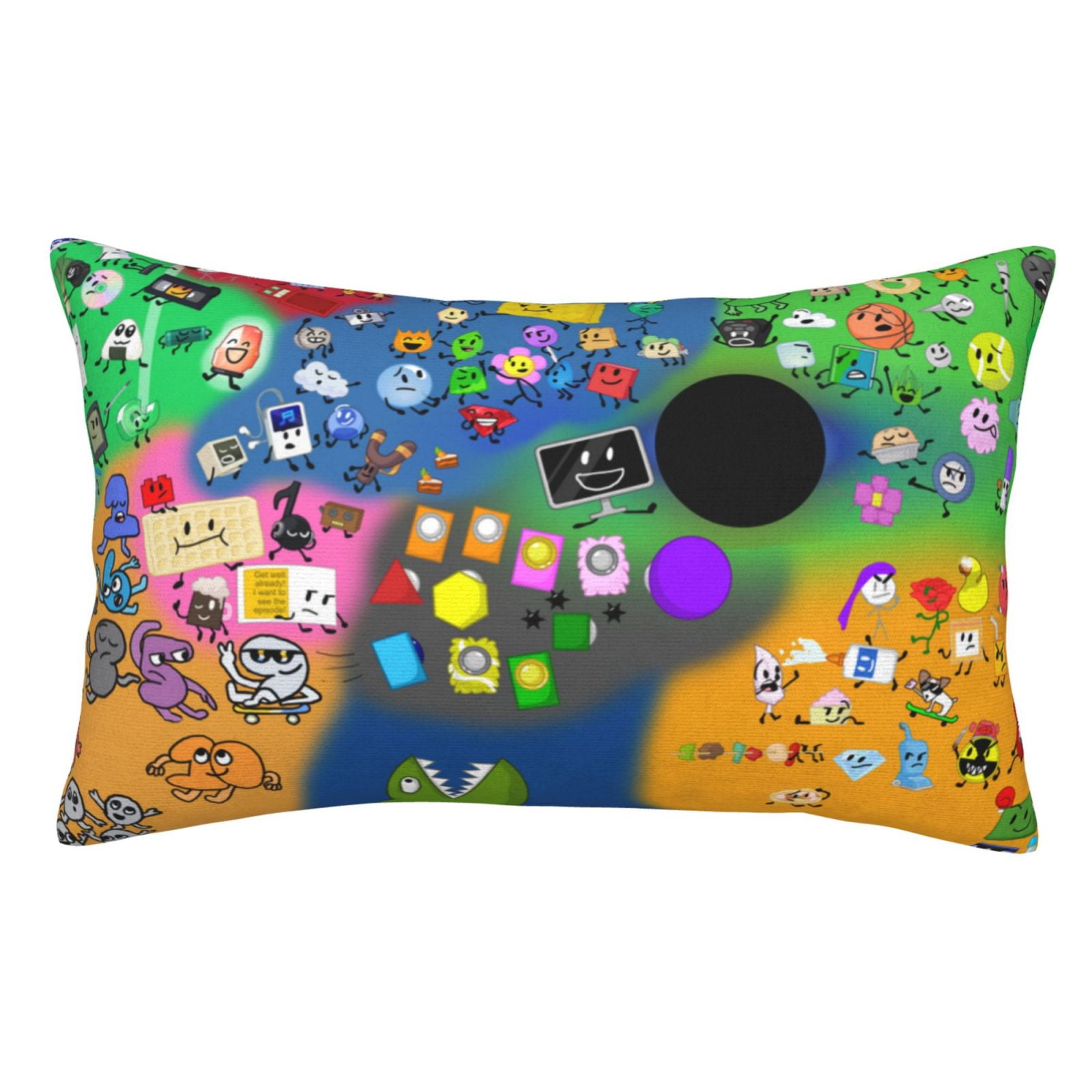 BFDI Battle For Dream Island Pillowcase Decoration Soft Cushion Pillow ...