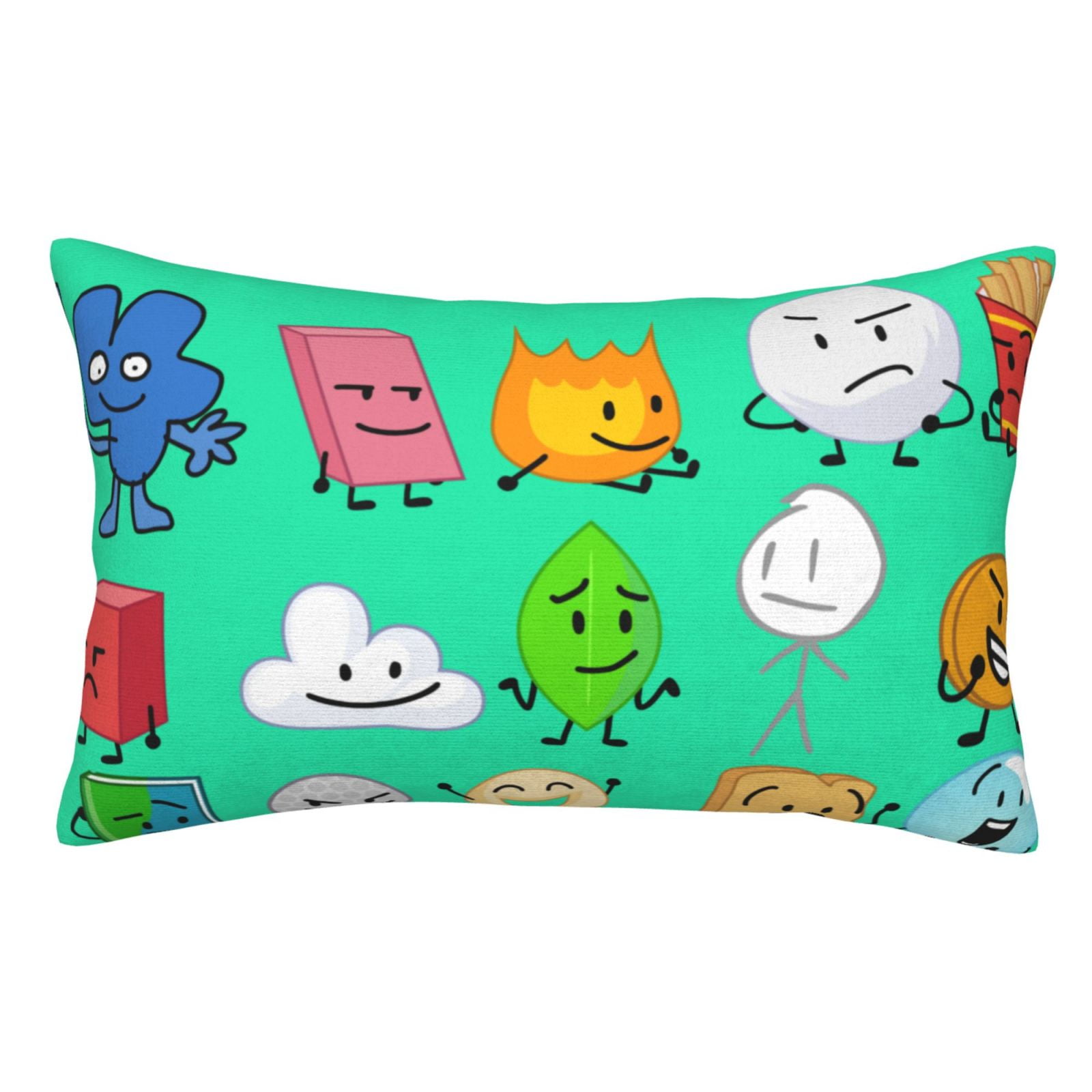 BFDI Battle For Dream Island Pillowcase Decoration Soft Cushion Pillow ...