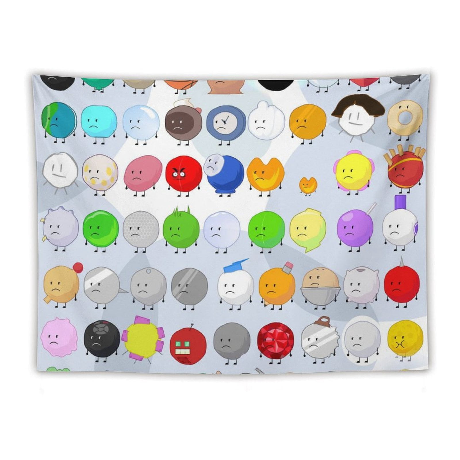 BFDI Battle For Dream Island Tapestry Luxury Wall Hanging Tapestries ...