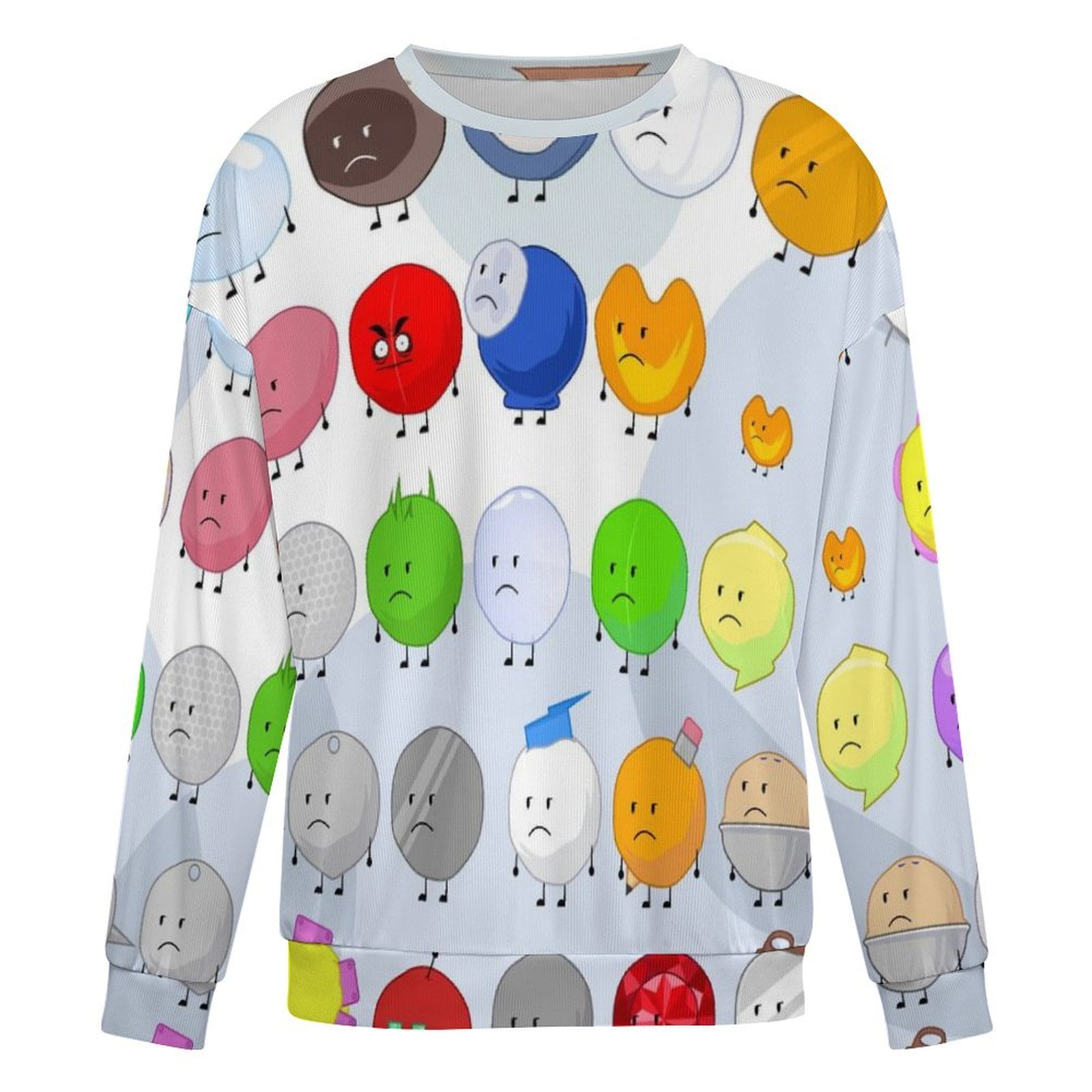 BFDI Battle For Dream Island Unisex Pullover Hoodie Fashion Round Neck ...