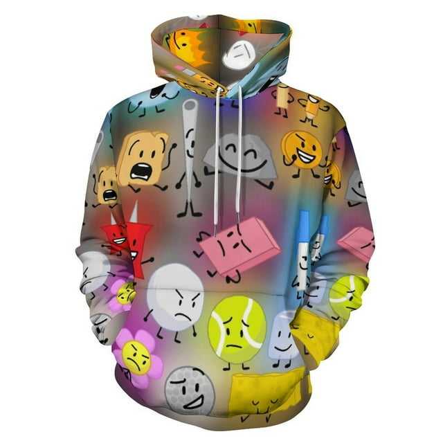 BFDI Battle For Dream Island Unisex Sweatshirts Hoodies Pullover Hooded ...