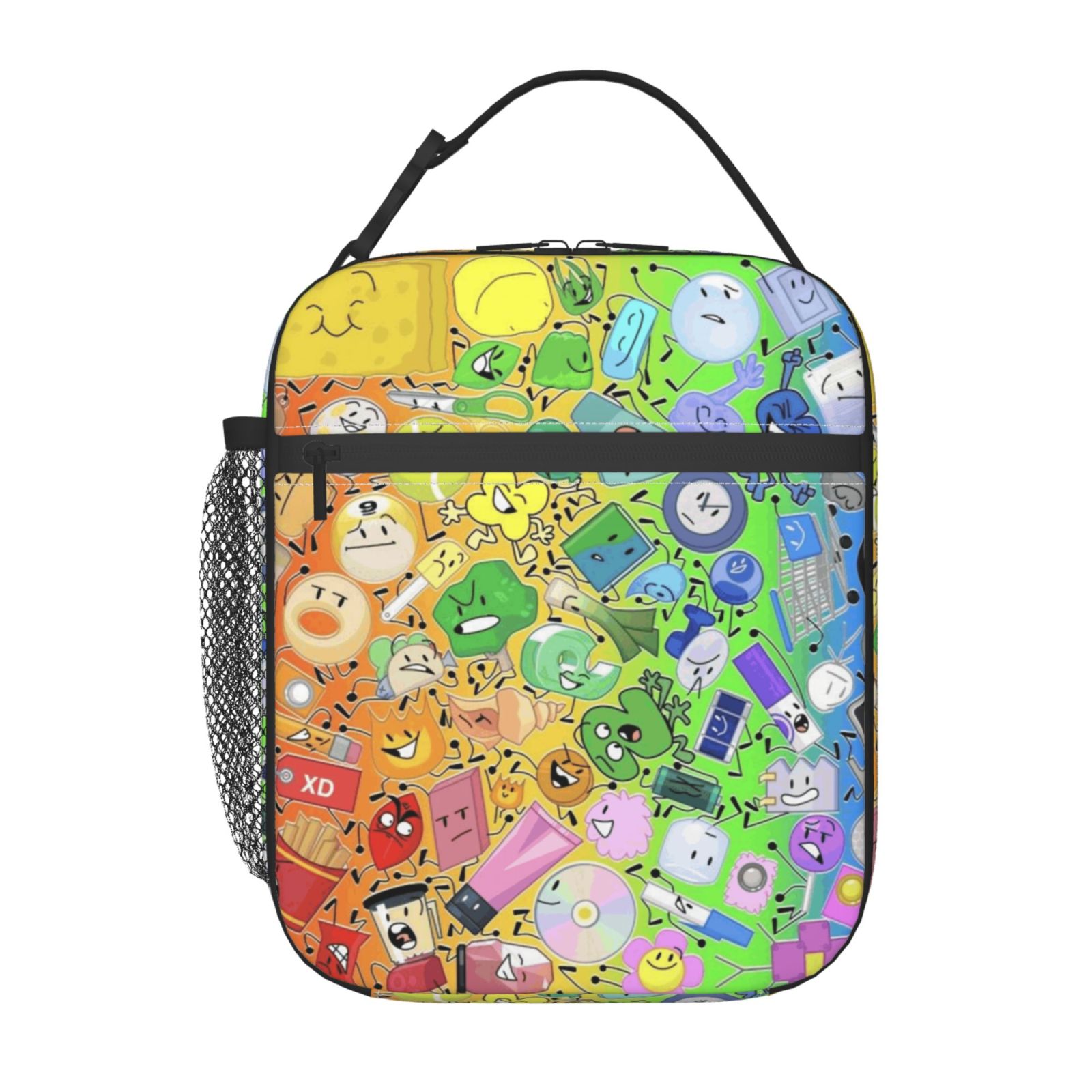 BFDI-Battle for Dream Lunchbag Printed Tote Bags Insulated Lunch Bag ...