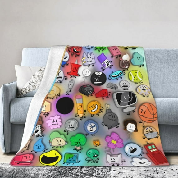 BFDI-Battle for Dream Throw Blanket Warm Soft Flannel Flannel Blankets ...