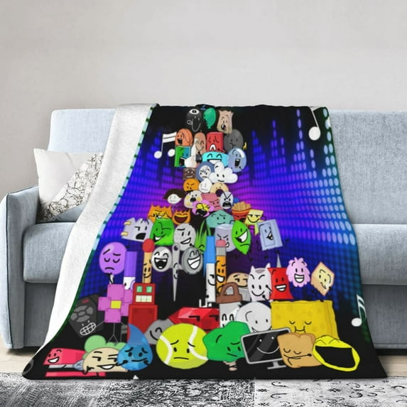 BFDI-Battle for Dream Throw Blanket Warm Soft Flannel Flannel Blankets ...