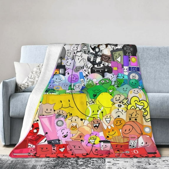 BFDI-Battle for Dream Throw Blanket Warm Soft Flannel Flannel Blankets ...