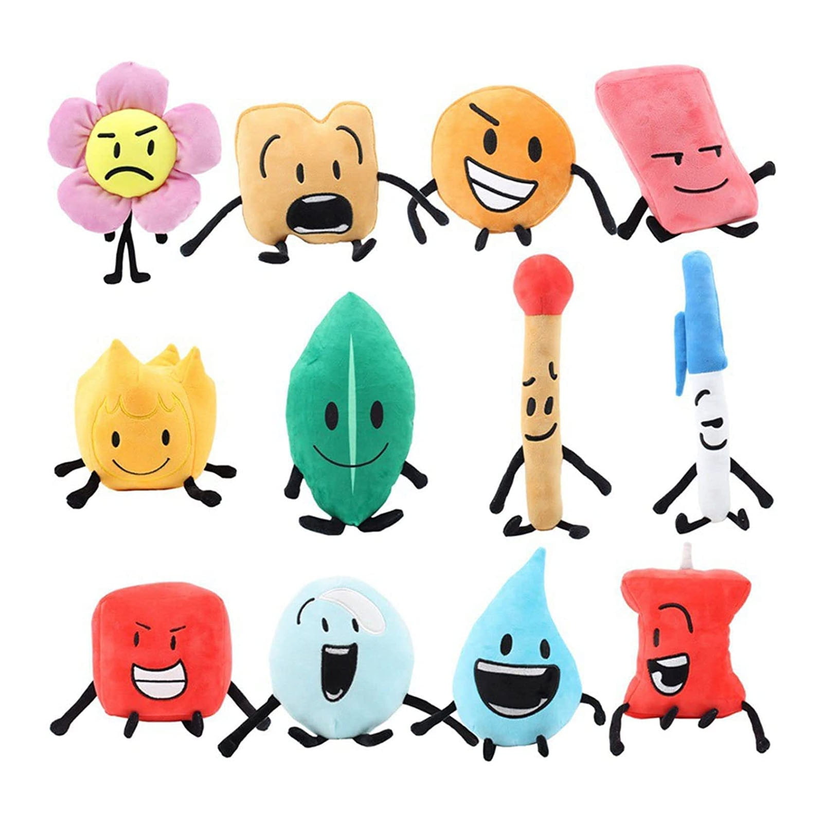 BFDI Dream Island Plush, Soft Bfdi Plushies Stuffed Figure Throw ...