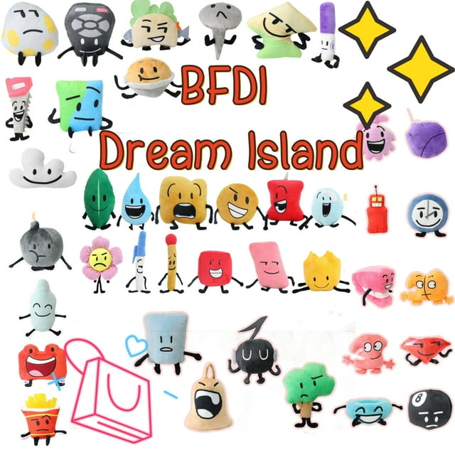 Bfdi Dream Island Plushies Toy