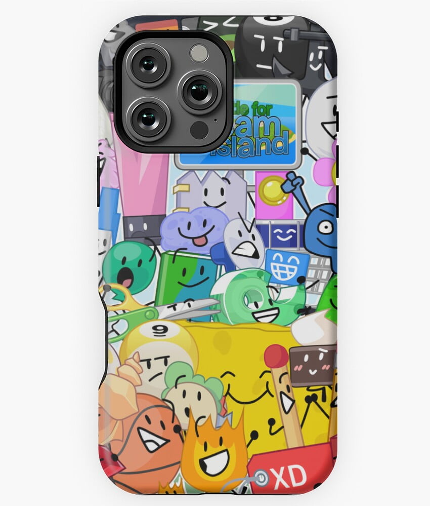 BFDI Group Picture 2021 All Characters Phone Case for iPhone 16 15 14 ...