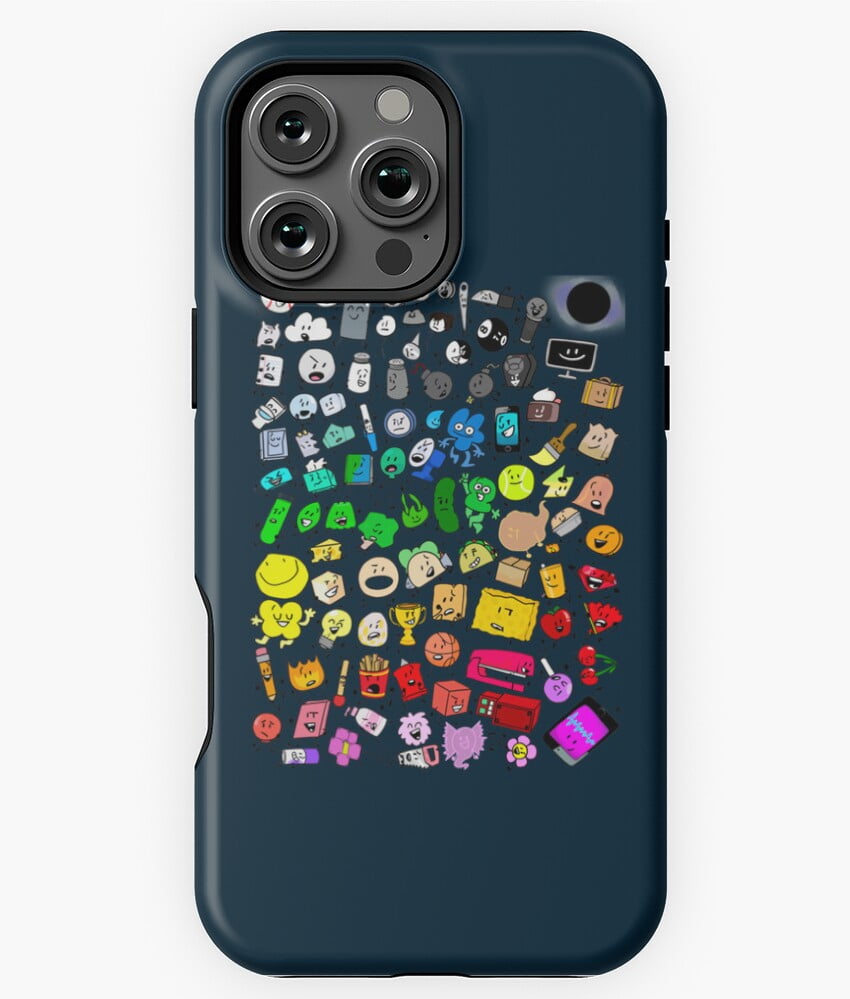 BFDI Inanimate Insanity Transparent Classic Phone Case for iPhone 16 15 ...