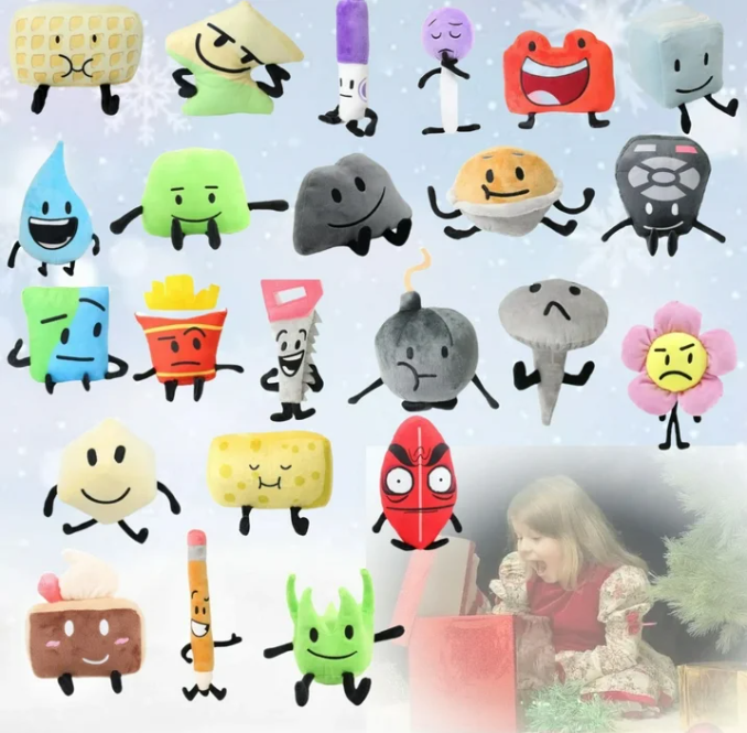 BFDI Plush Toys, Battle For Dream Island Stuffed Animal Plushies BFDI ...