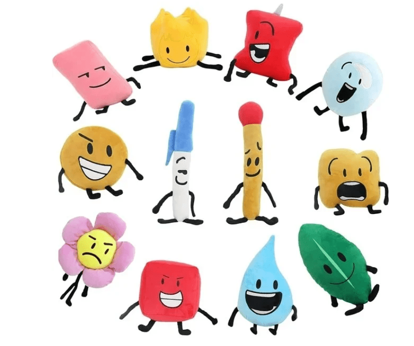 BFDI Plush Toys, Battle For Dream Island Stuffed Animals Plushies ...