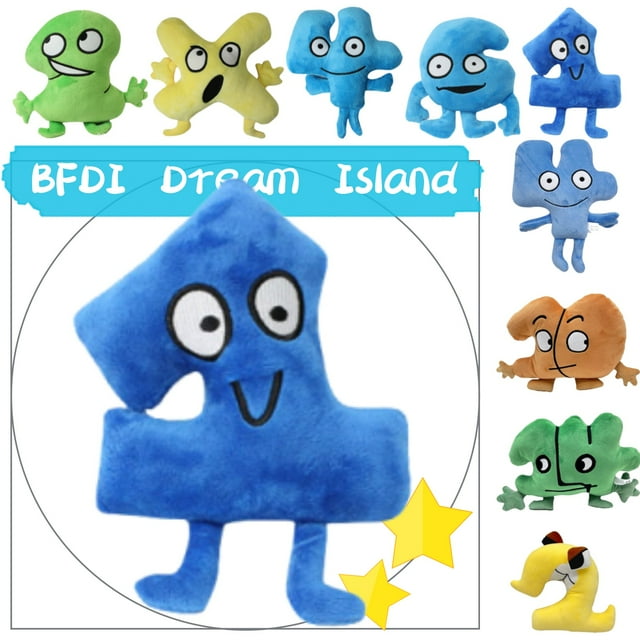 BFDI Plushies, BFDI Plush, BFDI Dream Island Plushies Toy Anime Plush ...