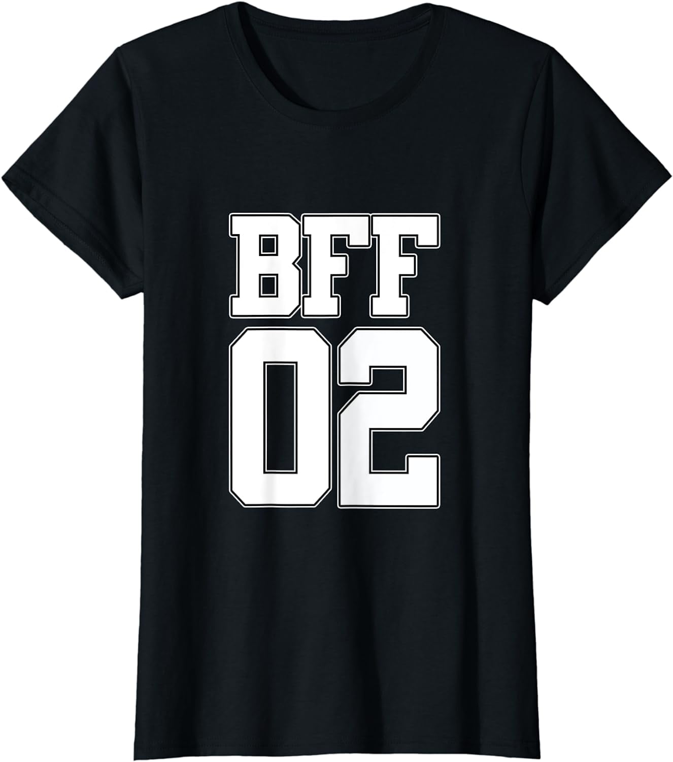 BFF 02 Best Friends Matching tee Bestie Friendship Day Gift T-Shirt ...