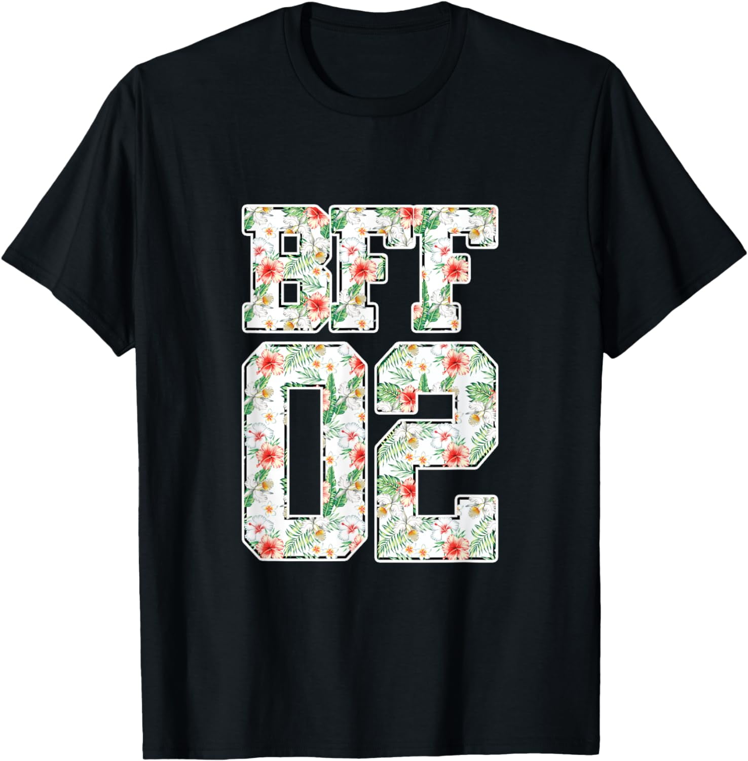 BFF 02 Best Friends Matching tee Bestie Friendship Day Gift T-Shirt ...