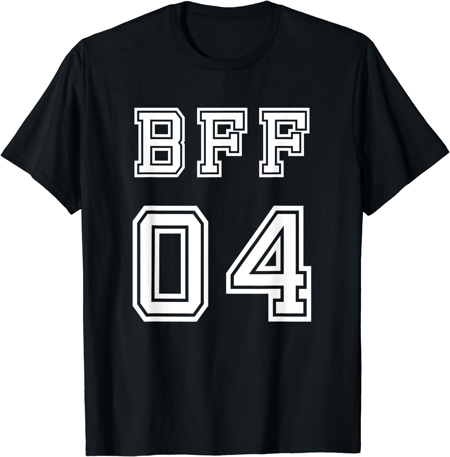 BFF 04 T-Shirt for Bestie Sisters Shirt Girls Friendship Tee - Walmart.com