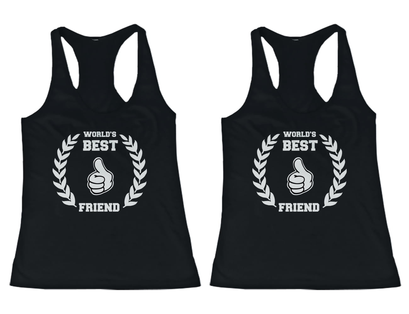 BFF Tank Tops World's Best Friend Matching Shirts for Best Friends ...