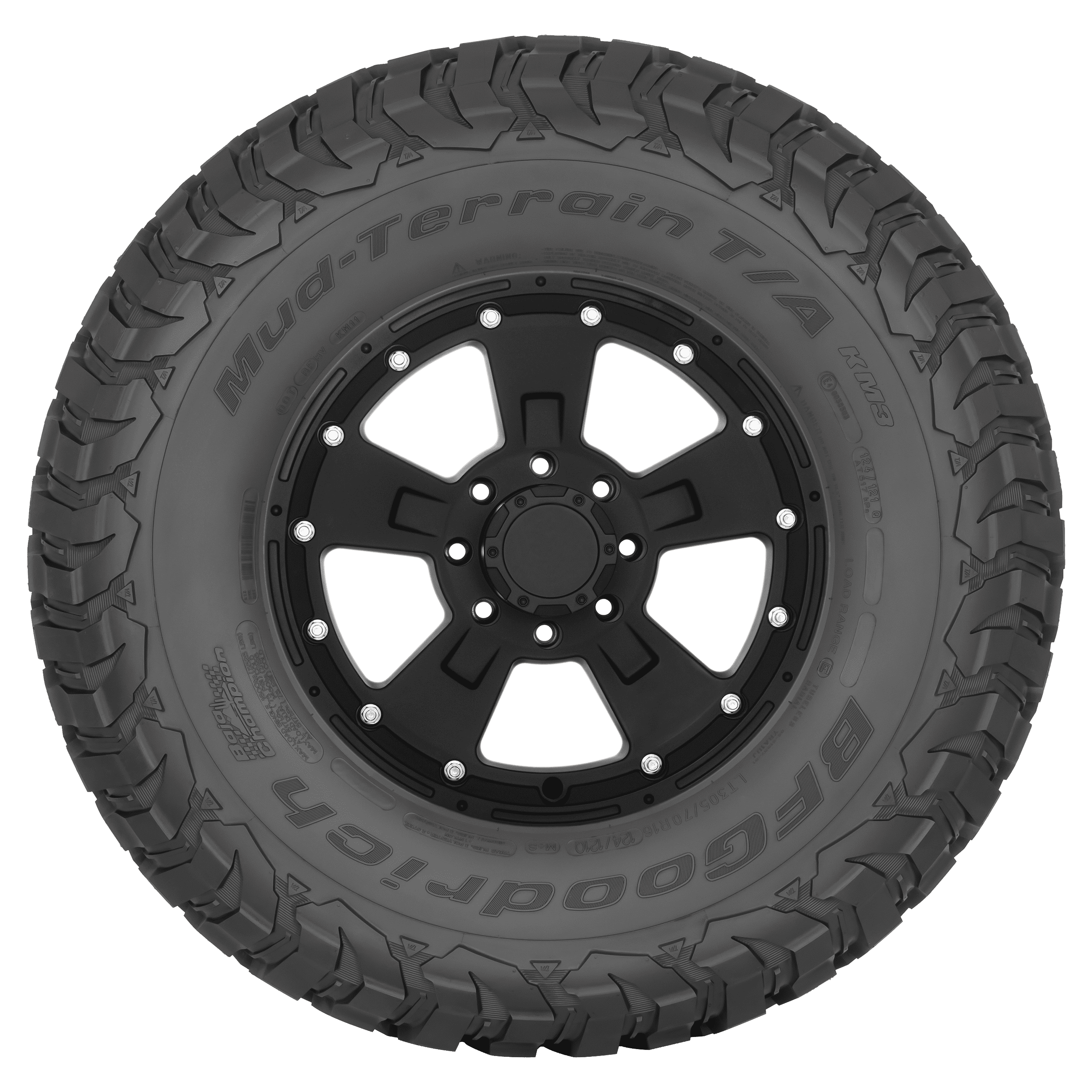 BFG Mud-Terrain T/A KM3 LT265/75R16 123/120Q E - Walmart.com