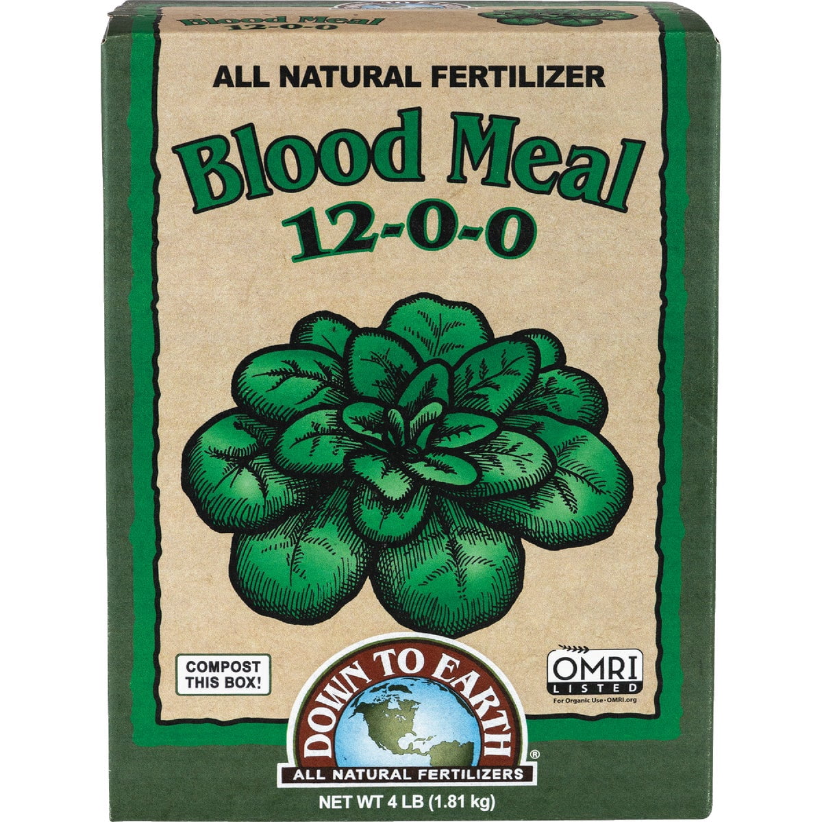 BFG Supply Down To Earth Blood Meal - Pack of 12 - Walmart.com
