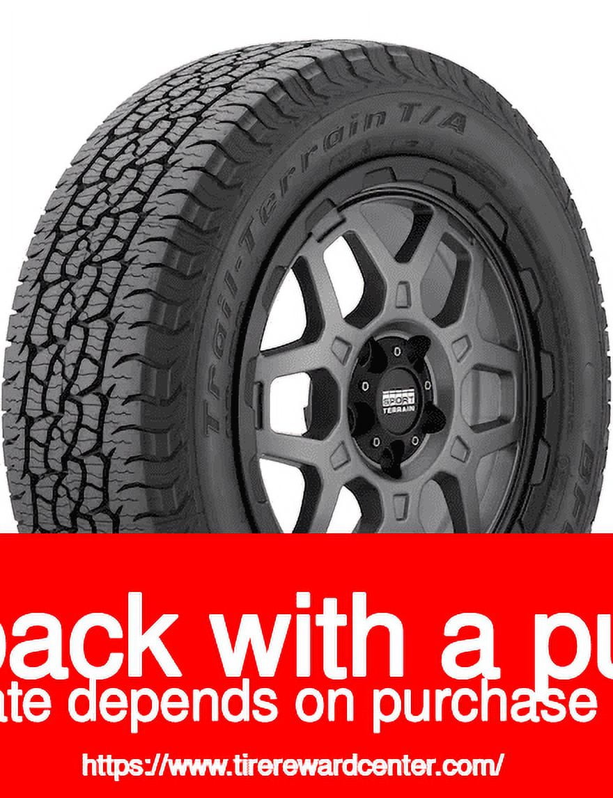 BFG Trail-Terrain T/A 275/50R22 115H XL - Walmart.com