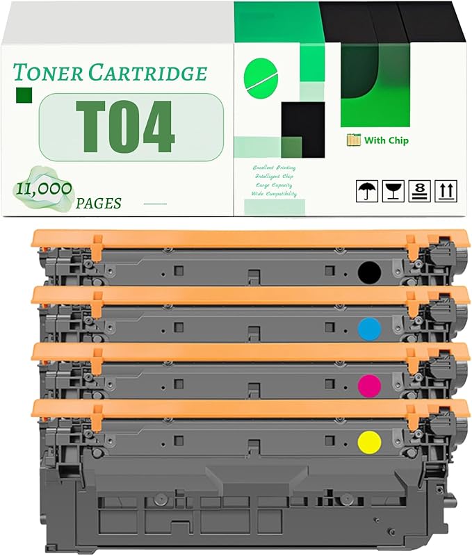 BFGK T04BK T04C T04M T04Y T04 T04L Compatible Toner Cartridges, Work ...