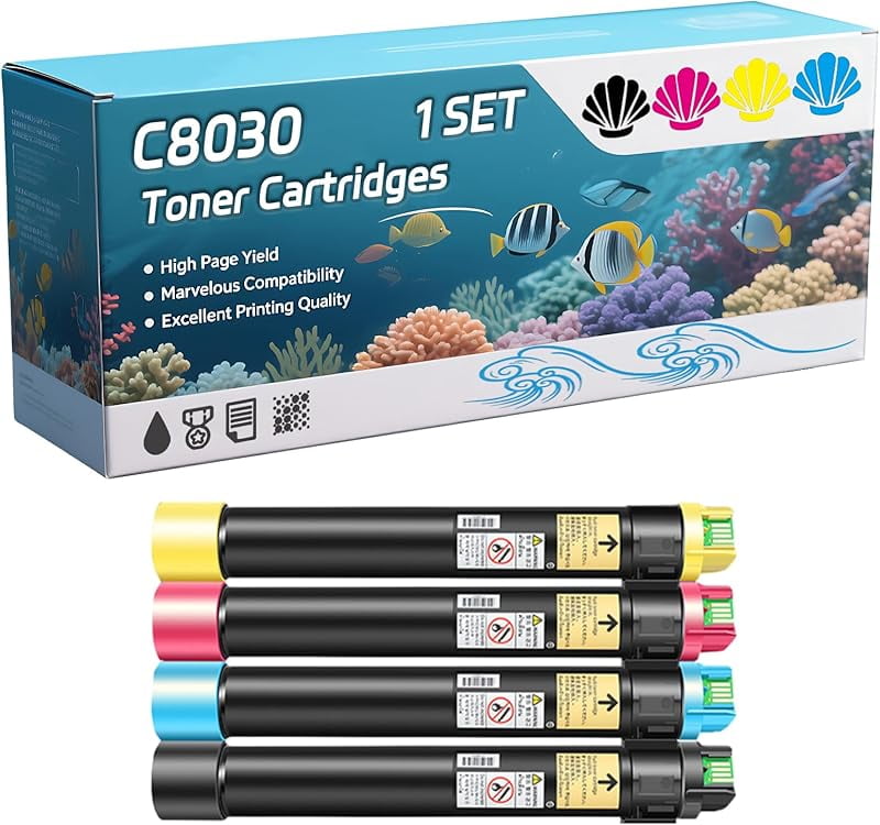 BFGT C8030 Toner Cartridges Compatible for Xerox AltaLink C8030 C8035 ...