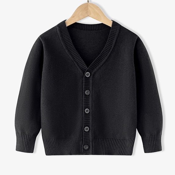 BFHHYA Boys Girls Cardigan Sweater Casual Knitted Cardigans Jackets ...