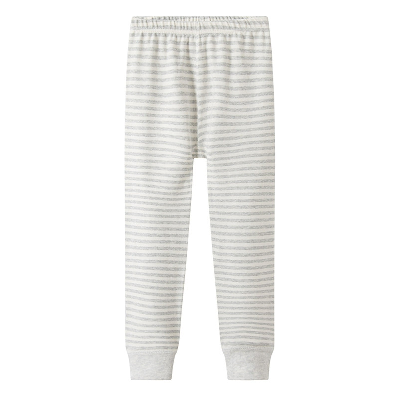 BFHHYA Kids' Boys Girls Striped Warm Lounge Pants Elastic-Waist Cuffed ...