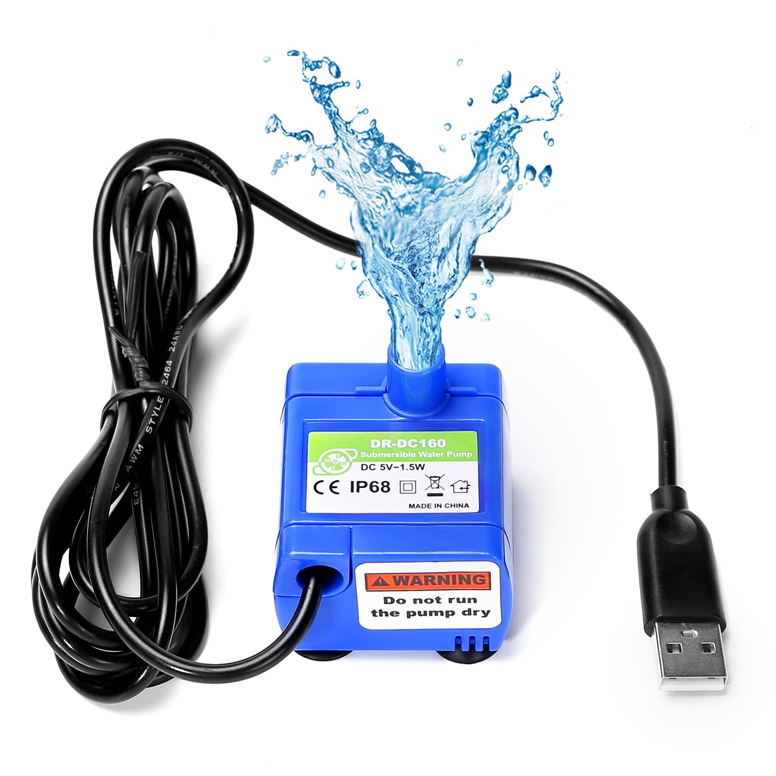 BFLICROY Cat Water Fountain Pump, Ultra Quiet Pet Fountain Replacement ...