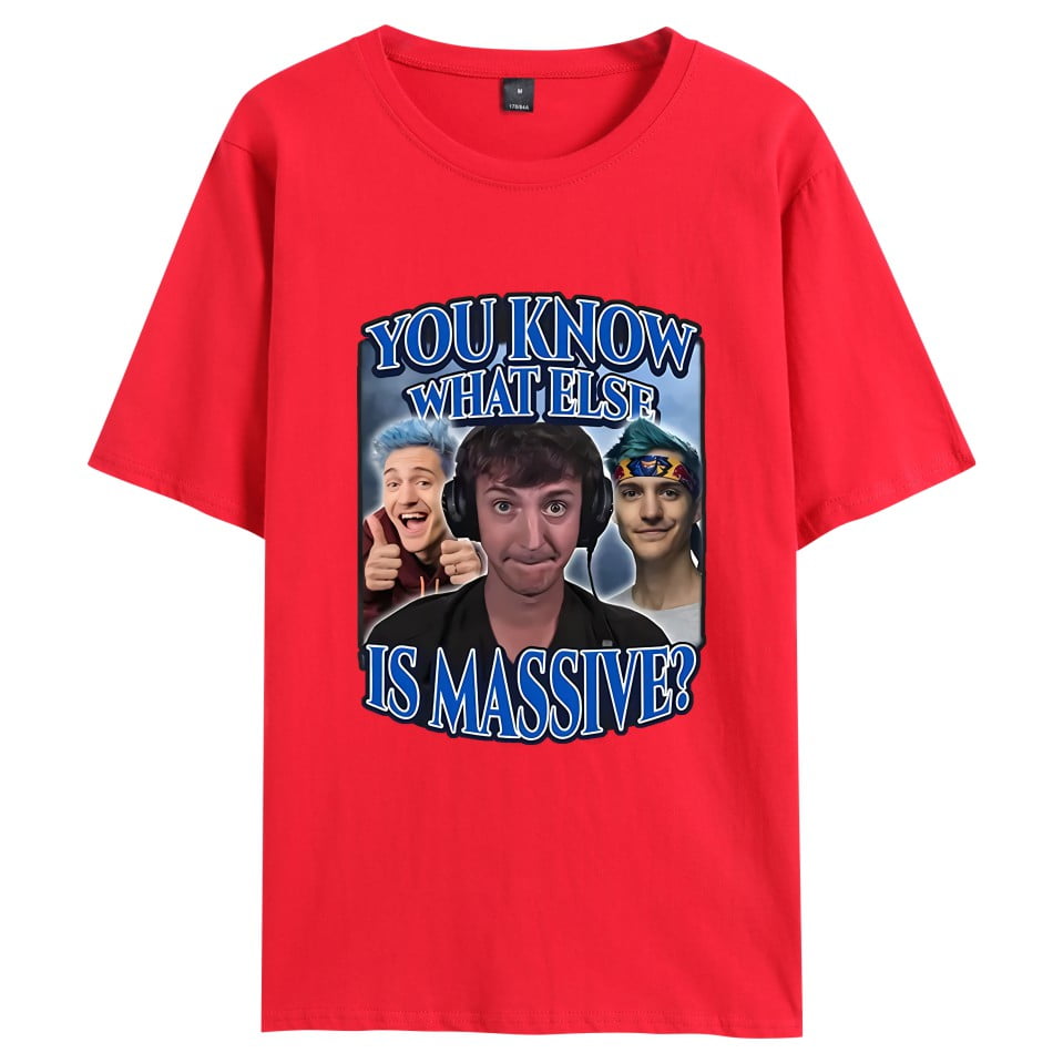 BFNXDRTTER You Know What Else is Massive Shirt Ninja Low Taper Fade Meme T-Shirt Funny Meme ...