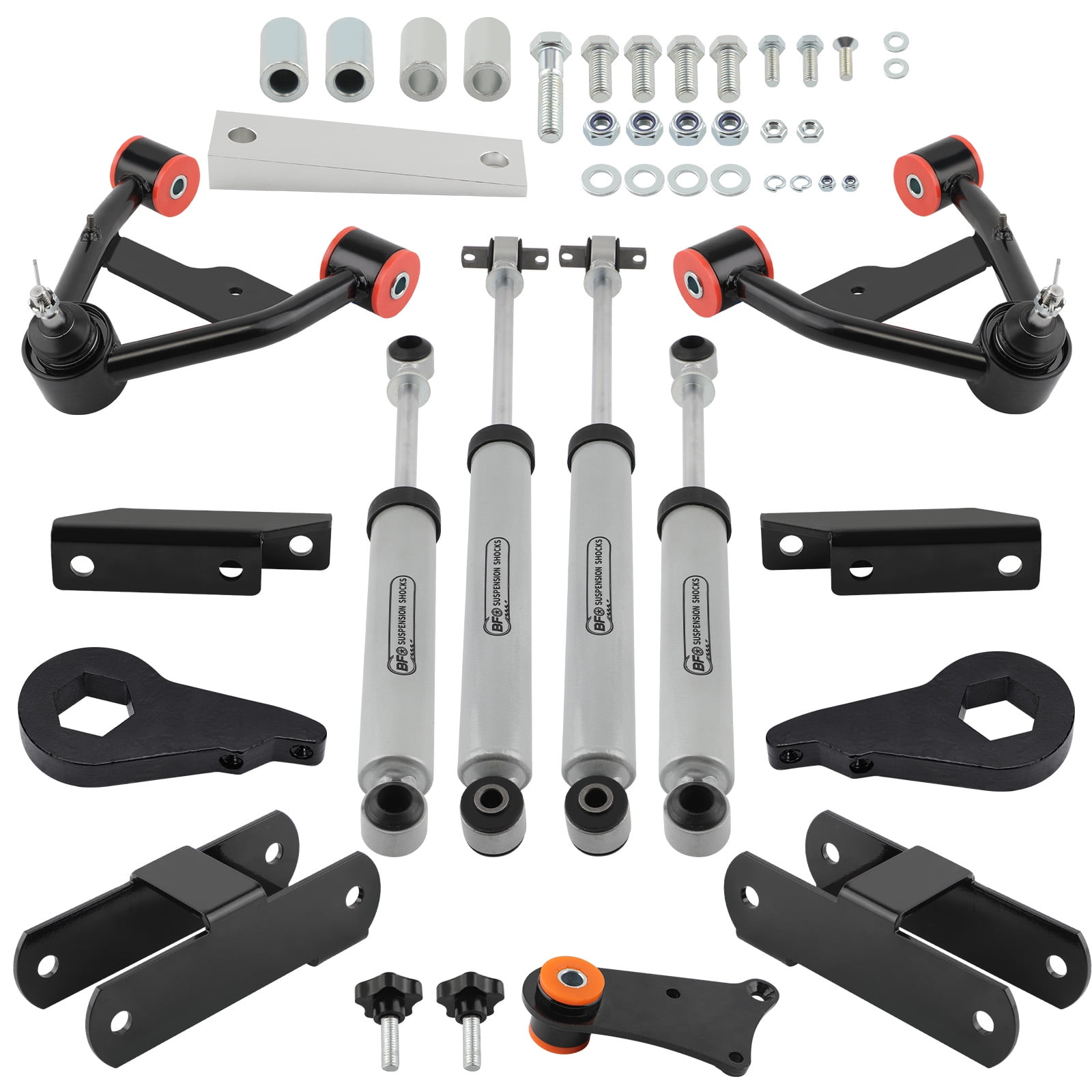 BFO 2.5" Suspension Lift Kit w/Upper Control Arm Shock for 1983-2005 ...
