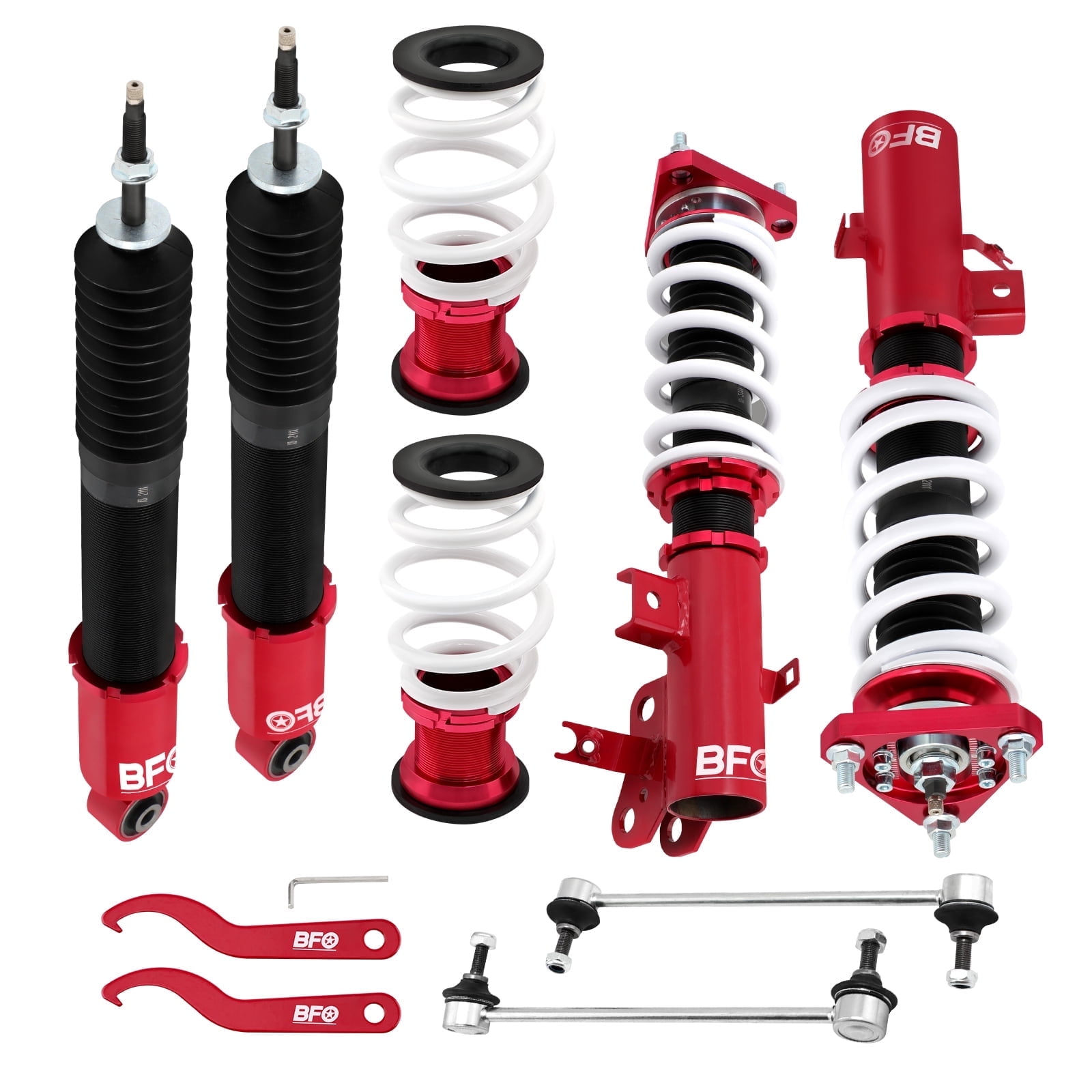 BFO 24 Way Coilovers Lowering Suspension Kit for Honda Civic LX DX GX ...