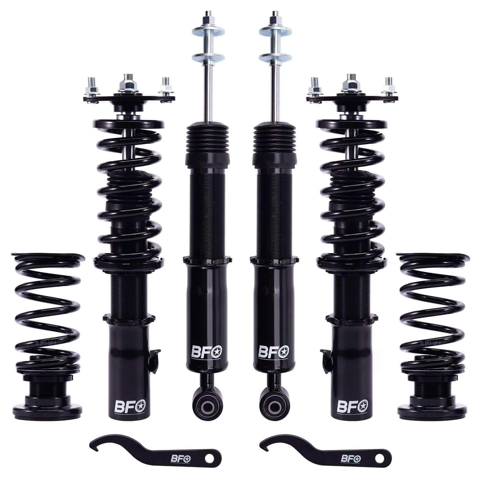 BFO Coilover Lowering Kits for Honda Civic EX LX Si Sedan 2006-11 Adj ...