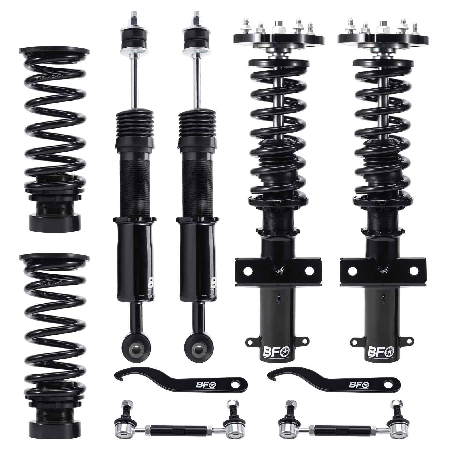 BFO Coilovers for Ford Mustang 2005-2014 GT S-197, Height Adjustable ...