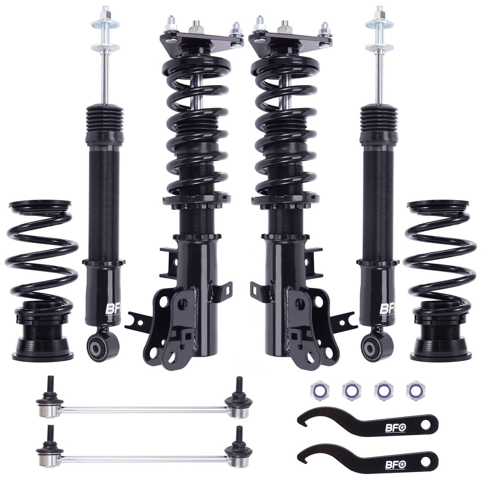BFO Coilovers for Honda Civic 2012-2015 (not for Si Models), Height ...