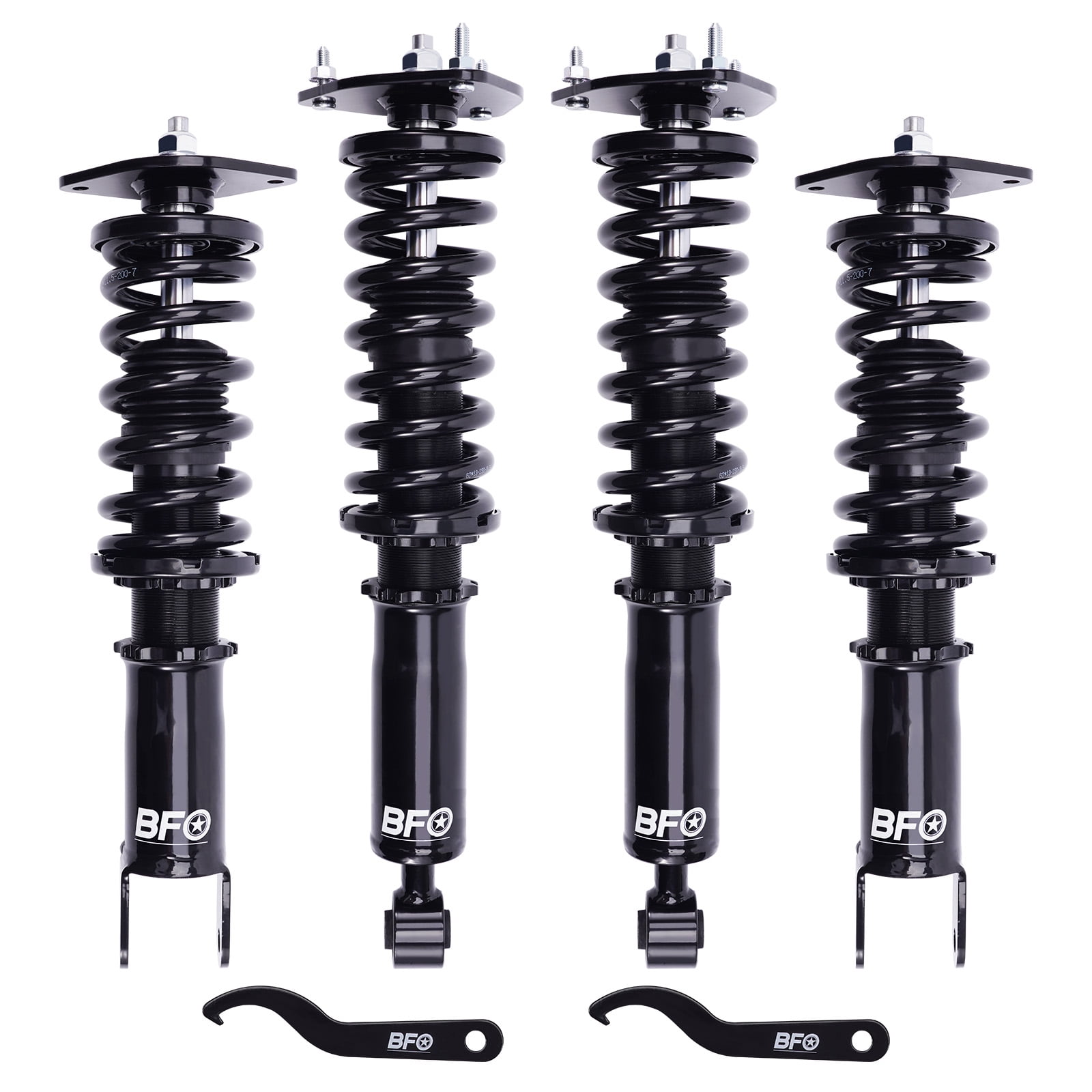BFO Coilovers for Nissan 370Z RWD 2009+, for INFINITI G37 RWD 2009-2015, Height Adjustable ...