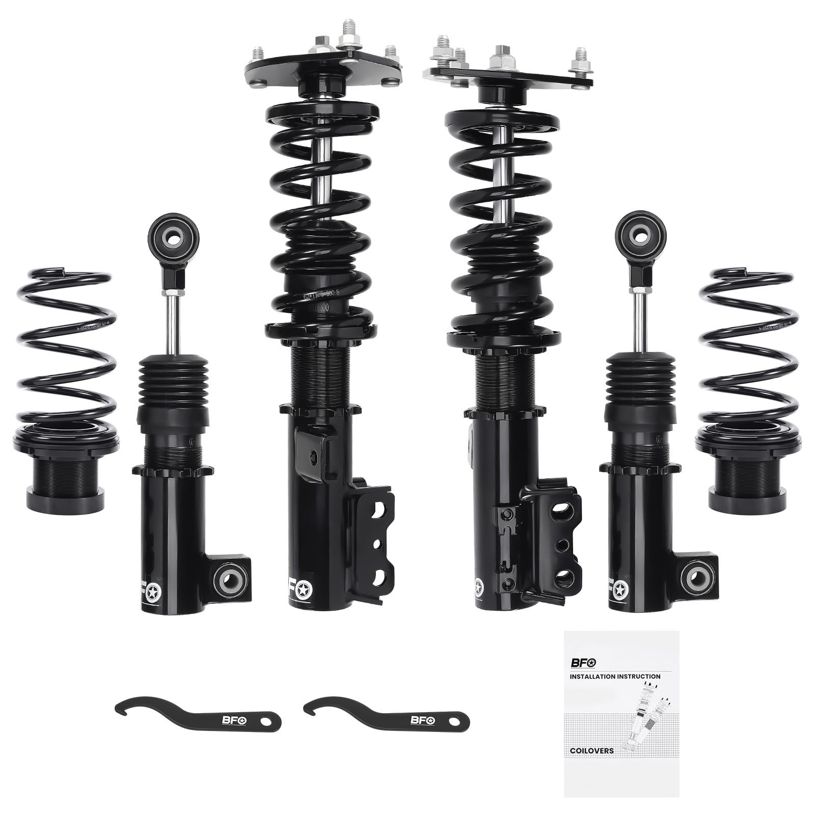 BFO Coilovers for Hyundai Veloster (FS) 2012-2018, Height Adjustable ...