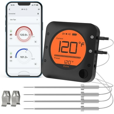 MeatStick - Wireless Meat Thermometer for Grilling and Smoking, Smart ...