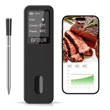 Sense Smart Wireless Meat Thermometer with Ultra-Thin Probe, Unlimited ...