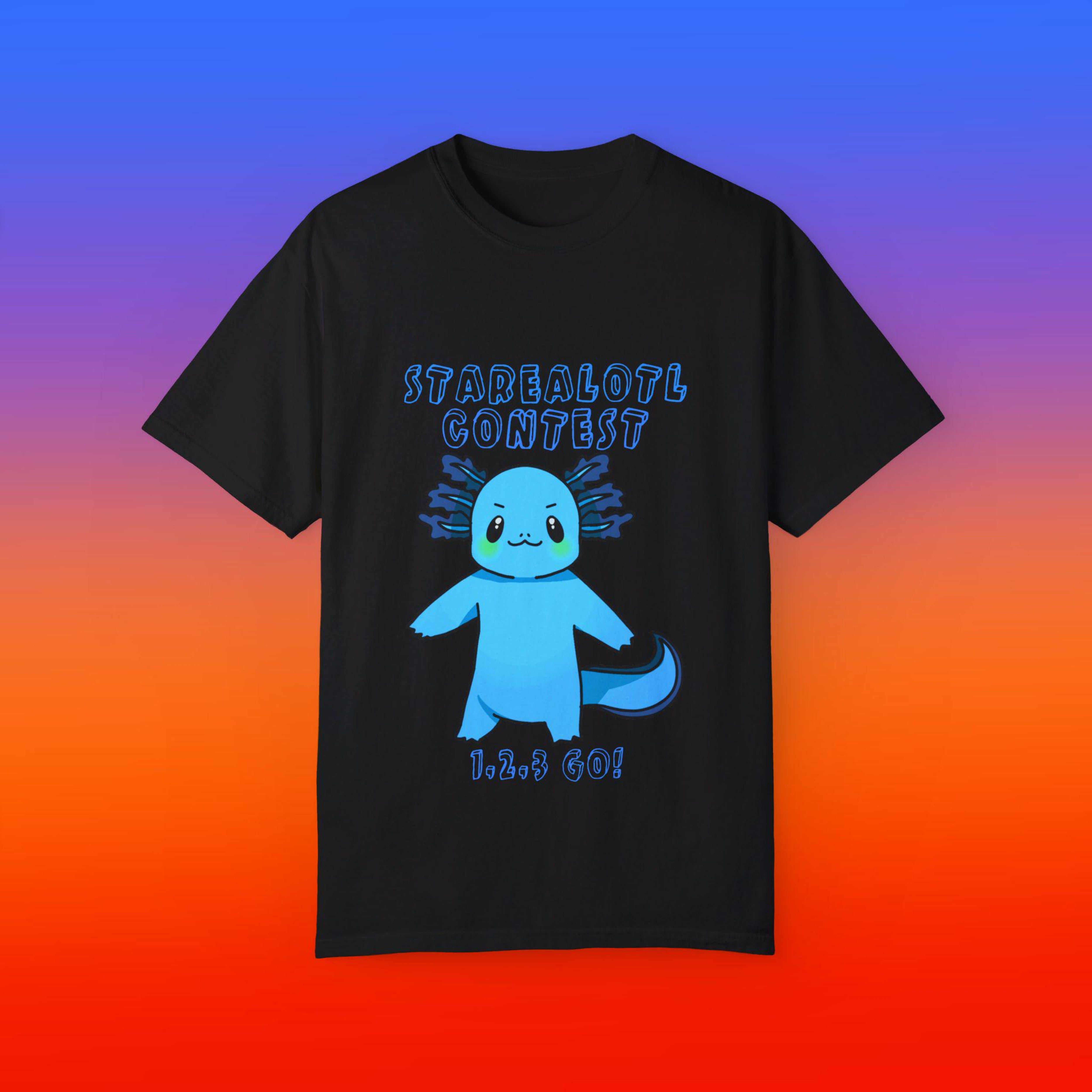 BFP Axolotl Starealotl design (chibi) T-shirt - Walmart.com
