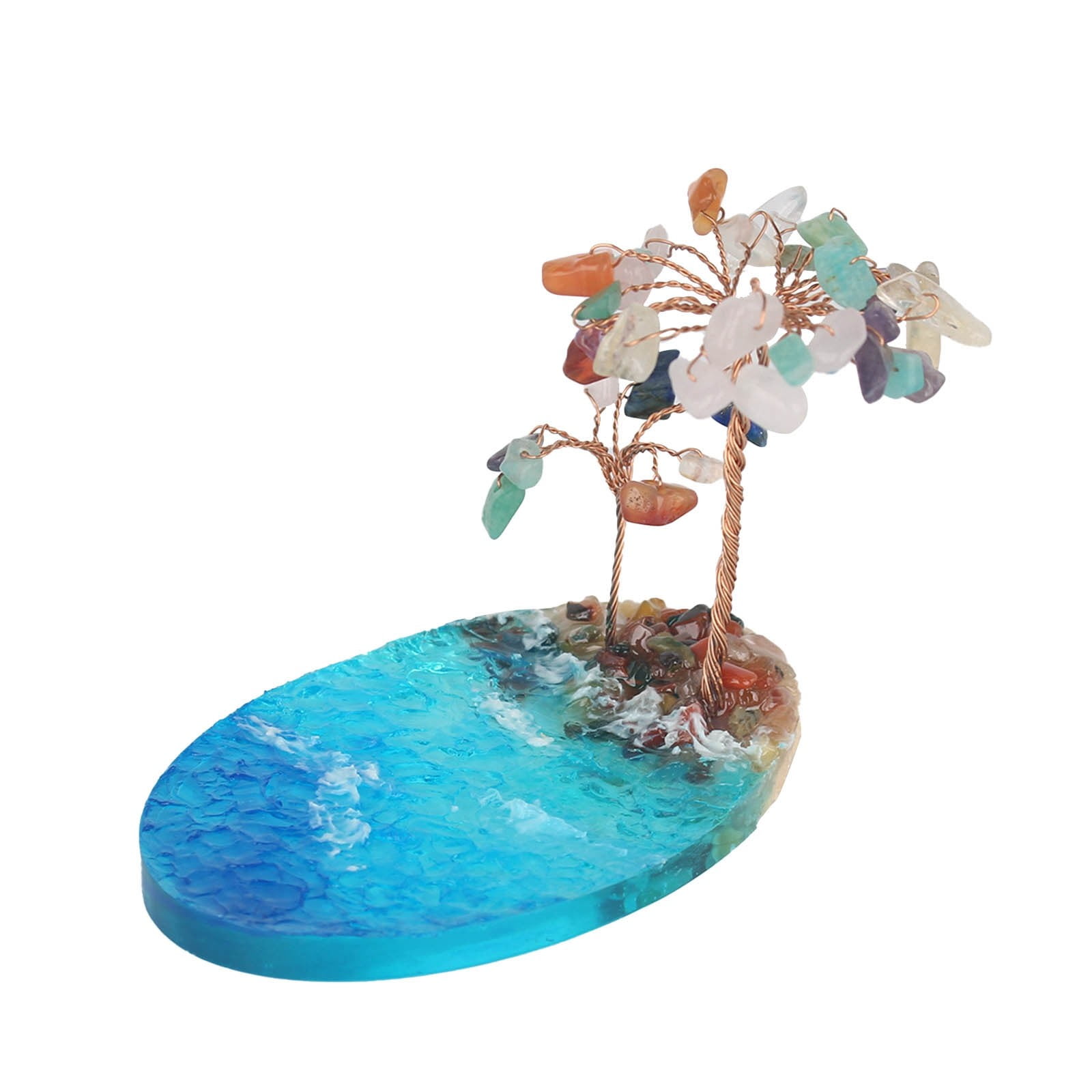 Bfsauha Blue Decoration Seaside Island Spray Tabletop Decoration Summer
