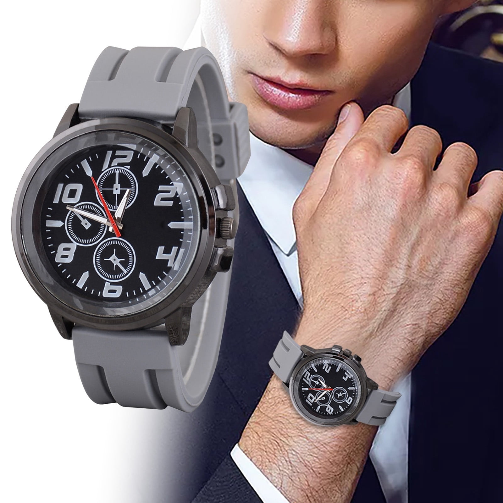 BFSAUHA Men's Fashion Watch With Precise Timing Men's Leisure Business ...