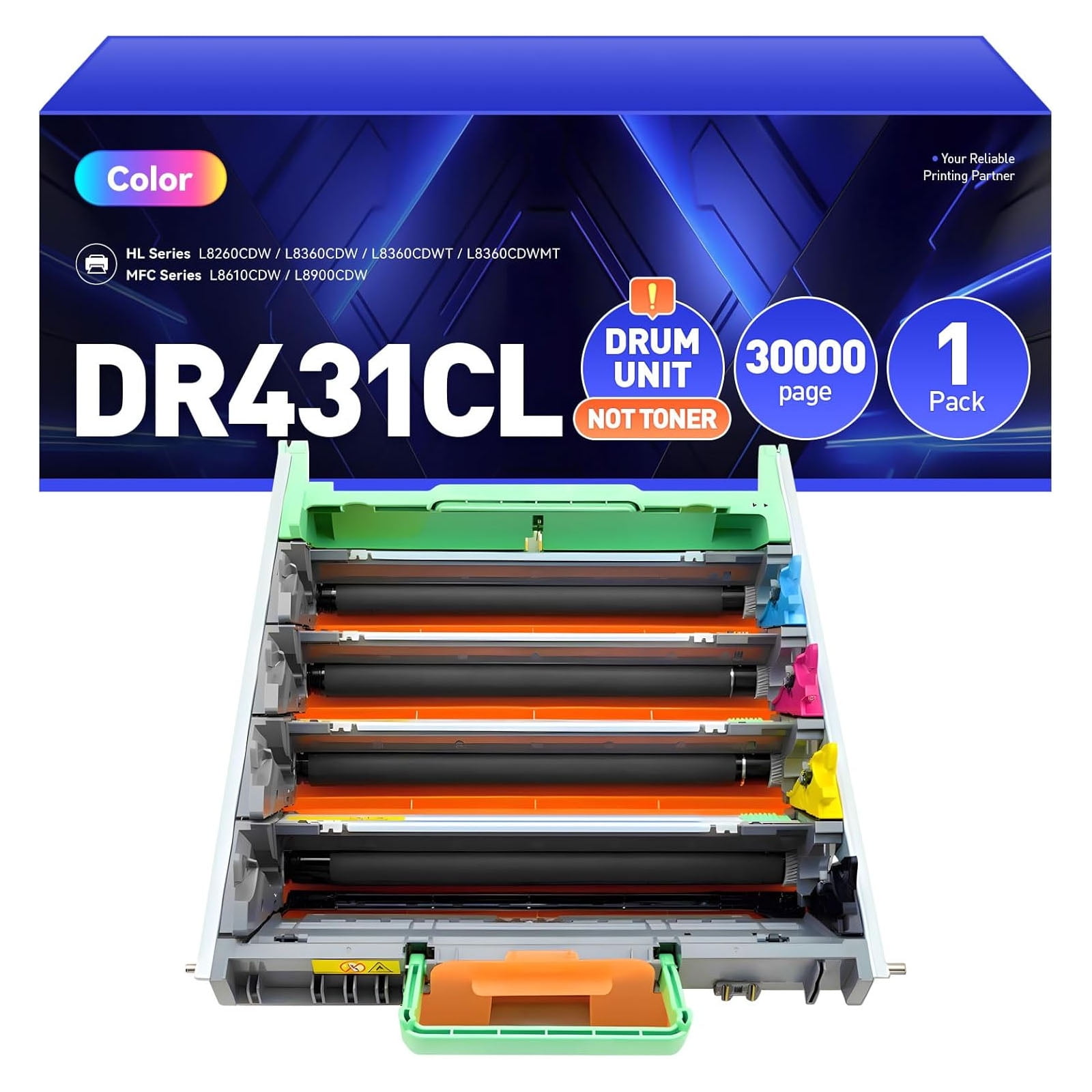 BFWR DR431CL Drum Unit Printer High Yield Replacement for Brother DR ...