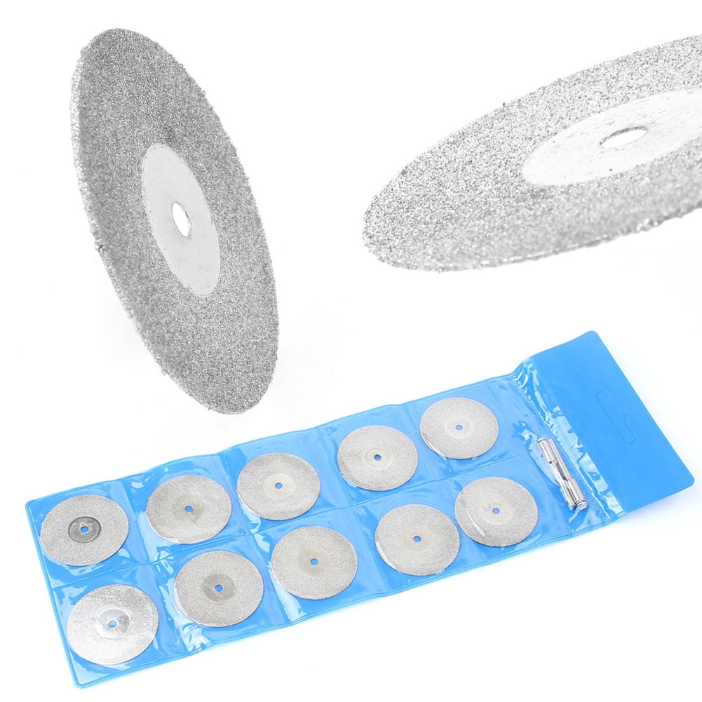 BFY 10pcs 35mm Diamond Cutting Wheels Rotary Tool Die Grinder Metal Cut ...