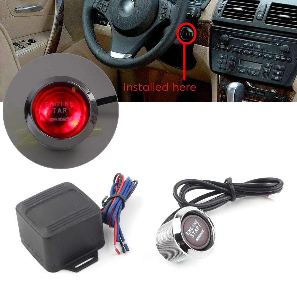 BFY 12V Universal Auto Engine Start Push Button Switch Ignition Starter ...