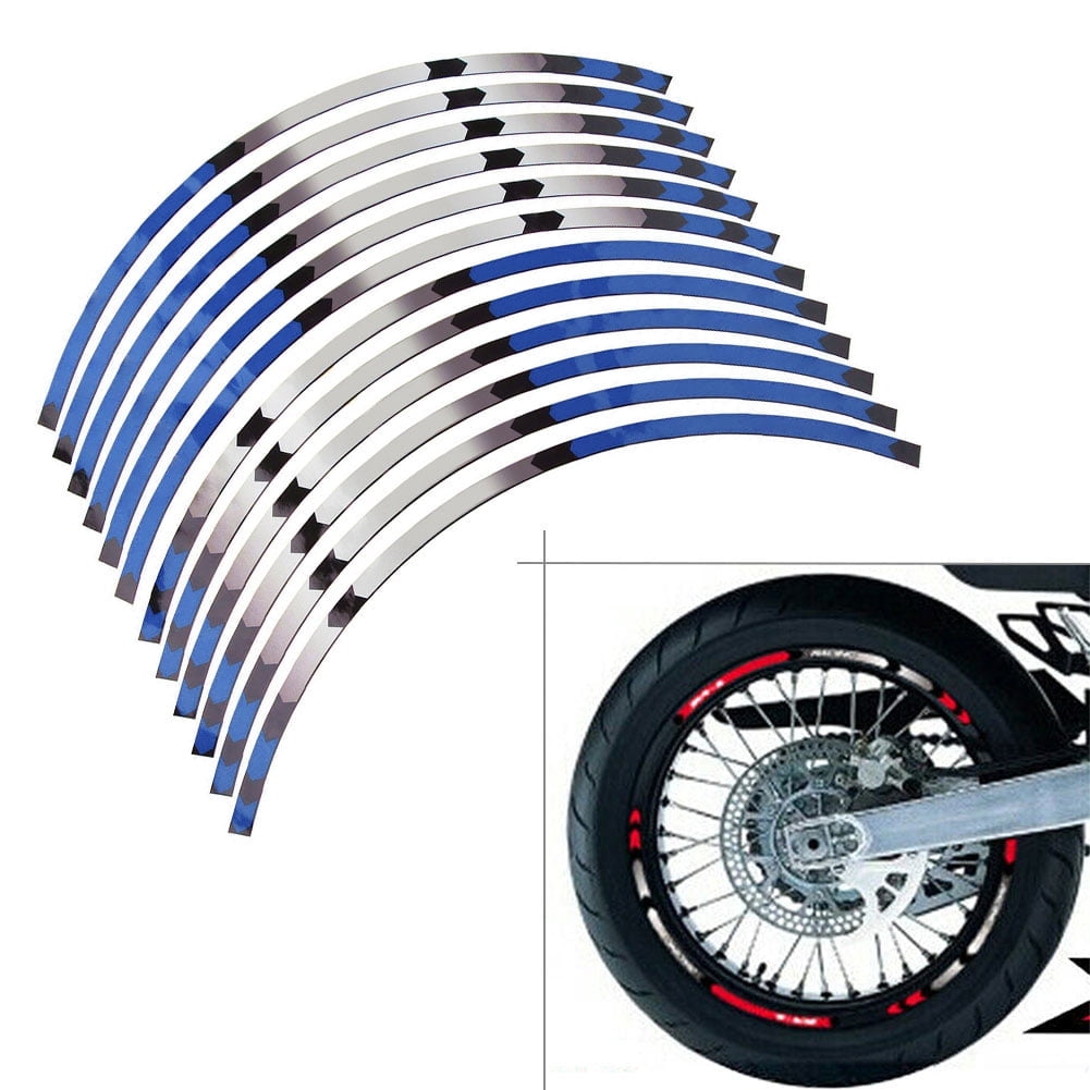 BFY 17'' Stripes RIM Wheel Decals Tape Stickers Fit SUZUKI DRZ DR-Z ...