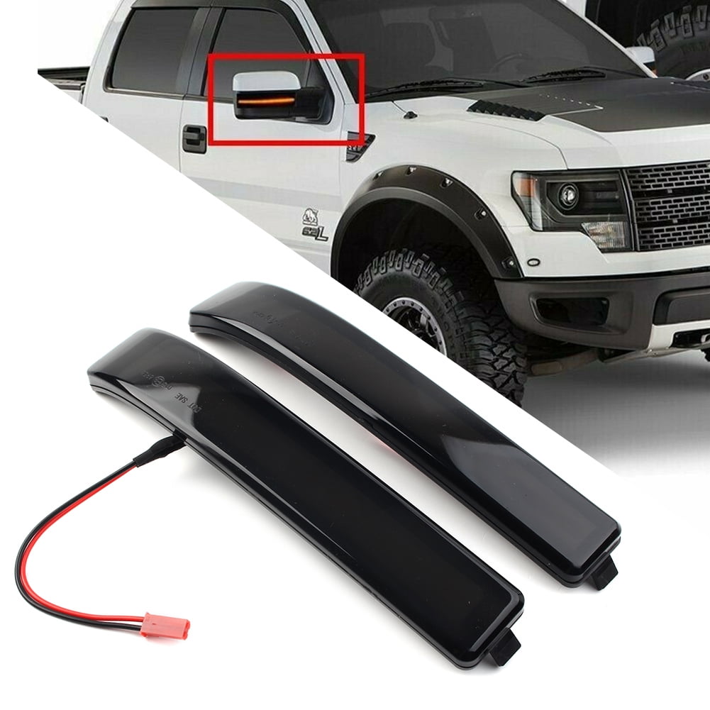 BFY 2pcs Sequential LED Car Side Mirror Turn Signal Lamp Marker Light For Ford F150 2009-2014 ...