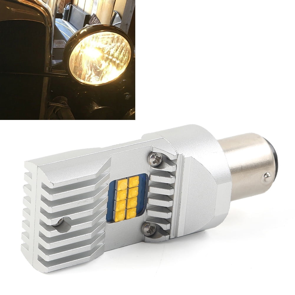 BFY LED Headlight Bulb 6V Or 12V For Ford Model A Model T BA15D Warm ...