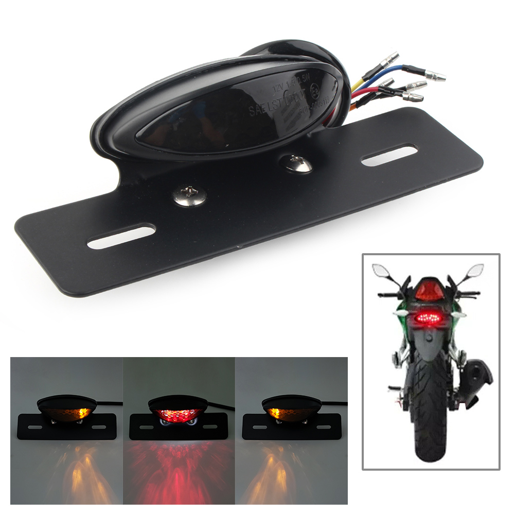 BFY Motorcycle LED Turn Signal Brake Tail Light Lamp For Harley Bobber ...