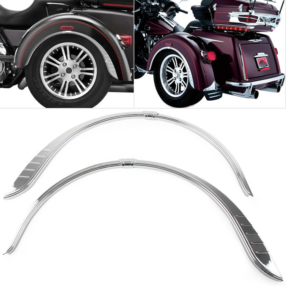 BFY Motorcycle Rear Fender Flares Skirts Trim Accent for Harley Tri ...